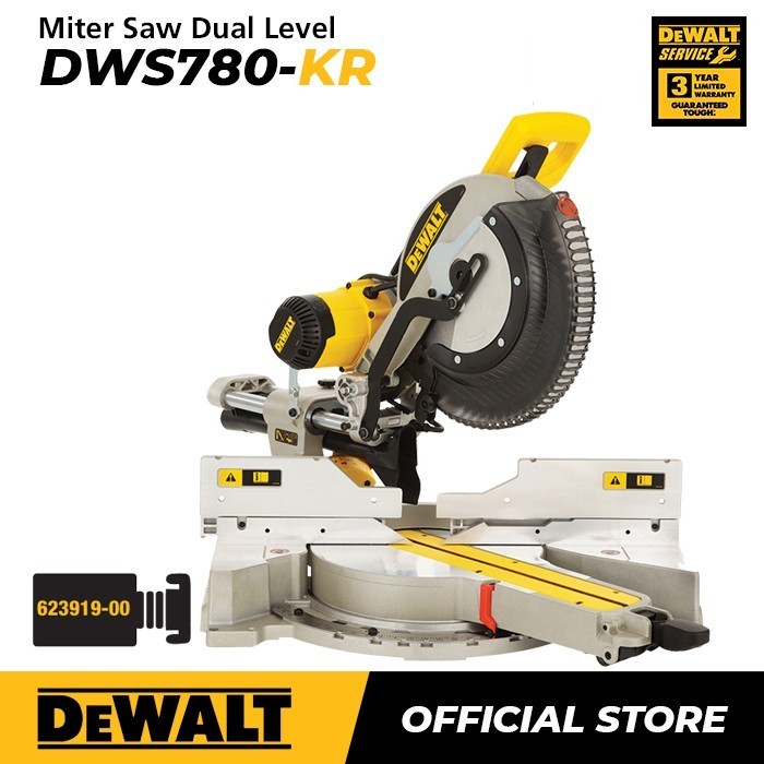 Jual Dewalt Slide Miter Saw / Mesin Gergaji Miter 305mm 1675Watt DWS780 ...