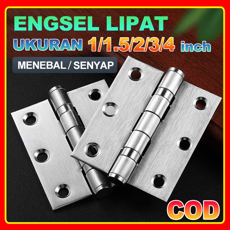 Jual Engsel Pintu Rumah Jendela Tebal Bagus Berkualitas 1 2 3 4" Inch ...