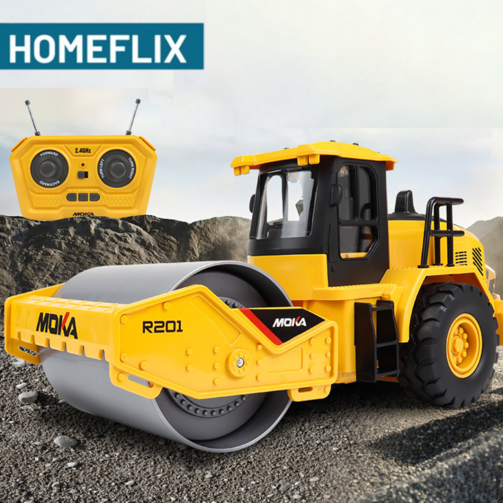 Jual Road Roller Remote Control RC Mobil Truk Anak 2.4GHZ RC Road ...