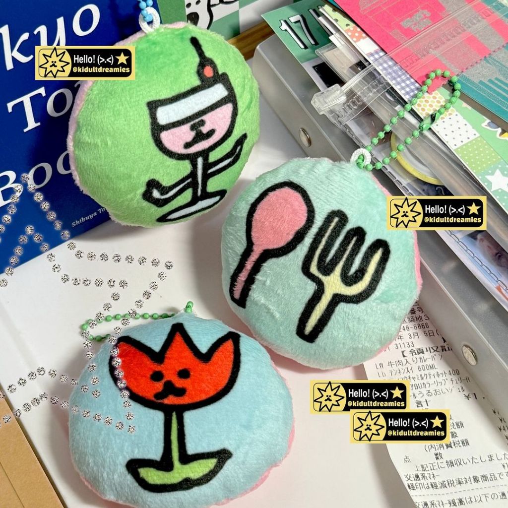 Jual [READY STOCK] Plushie Keychain - KeKeKe Series Minis - Round ...