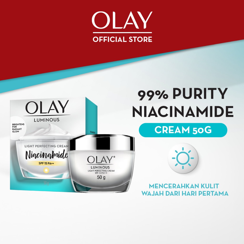 Jual Olay Luminous Light Perfecting Cream SPF 15 Niacinamide Skincare ...