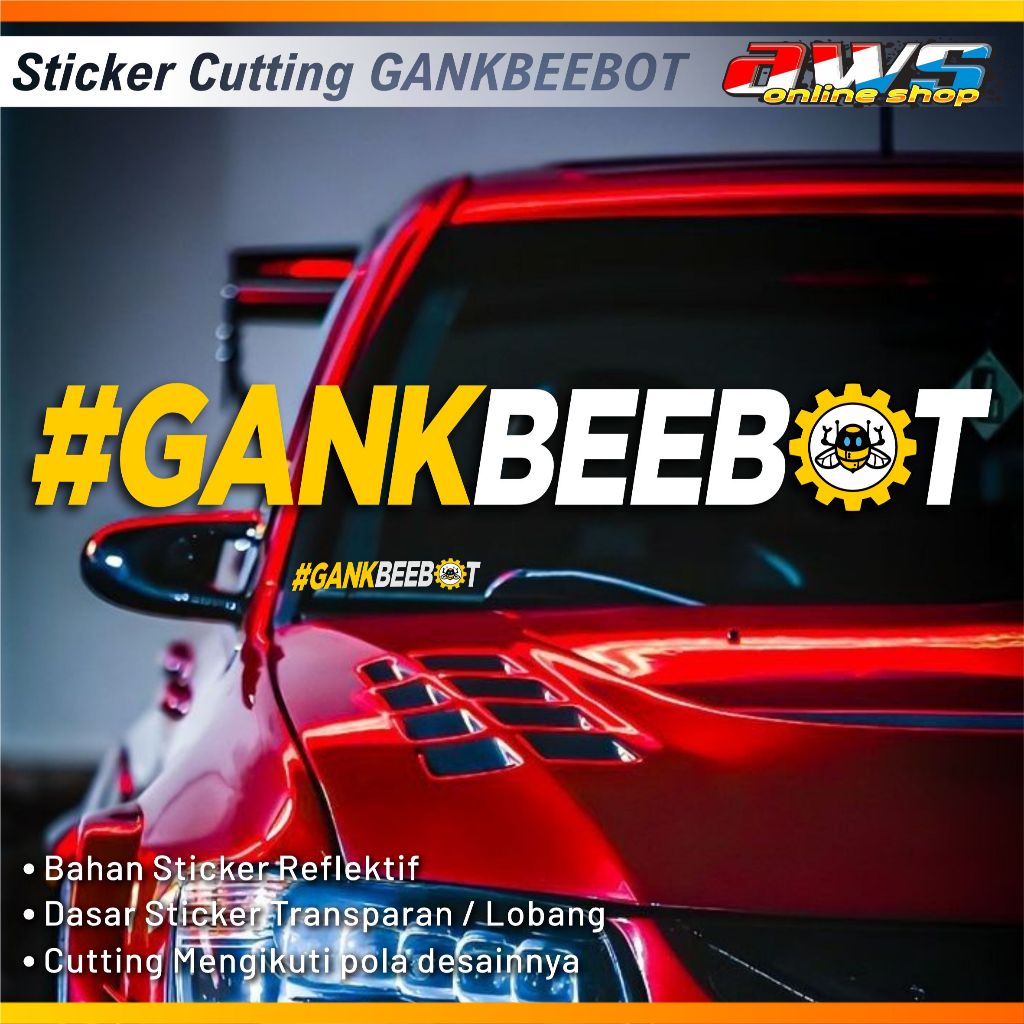 Jual Sticker Cutting GANK BEEBOT | Shopee Indonesia