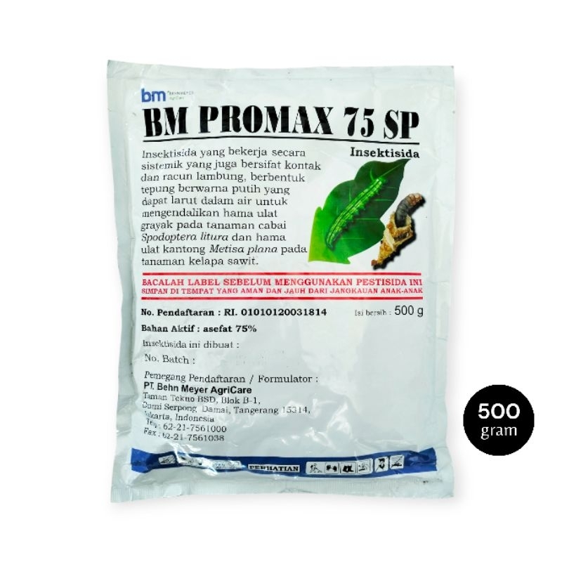 Jual BM PROMAX 75 SP Insektisida Sistemik Produk BEHN Meyer Kemasan 500 ...