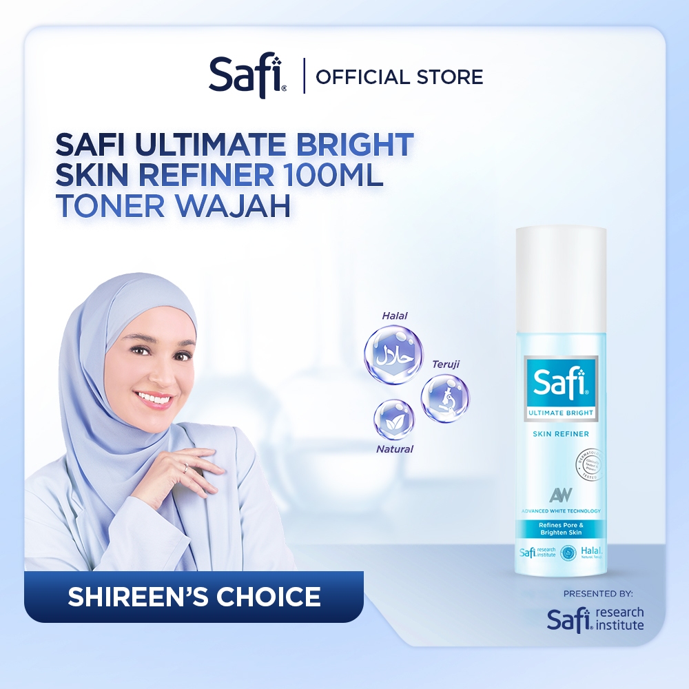 Jual SAFI ULTIMATE BRIGHT SKIN REFINER 100ML - Toner Wajah | Shopee Indonesia
