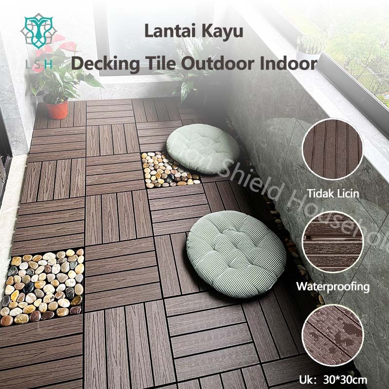 Jual Decking Tile Lantai Kayu Motif Salur 4 fhinising lantai kayu alami ...