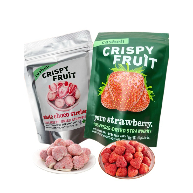 Jual casheli 105g Bundle of 2 Freeze-dried Strawberry 50g + Chocolate Coated Freeze-dried ...