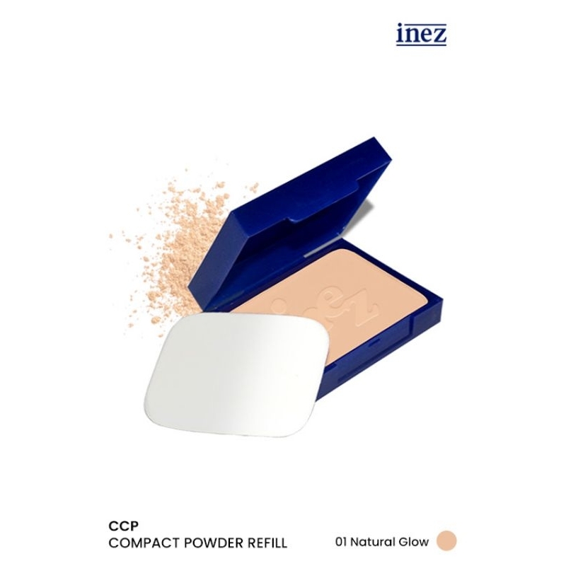 Jual Inez CCP Compact Powder Refill Natural Glow | Shopee Indonesia