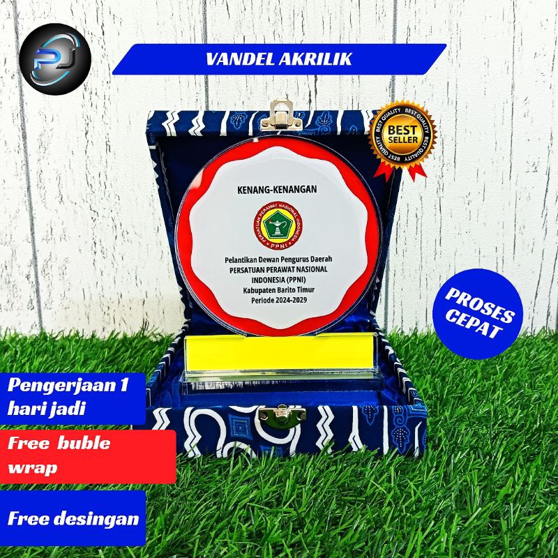 Jual Vandel Akrilik | Plakat Penghargaan | Plakat Akrilik Custom ...