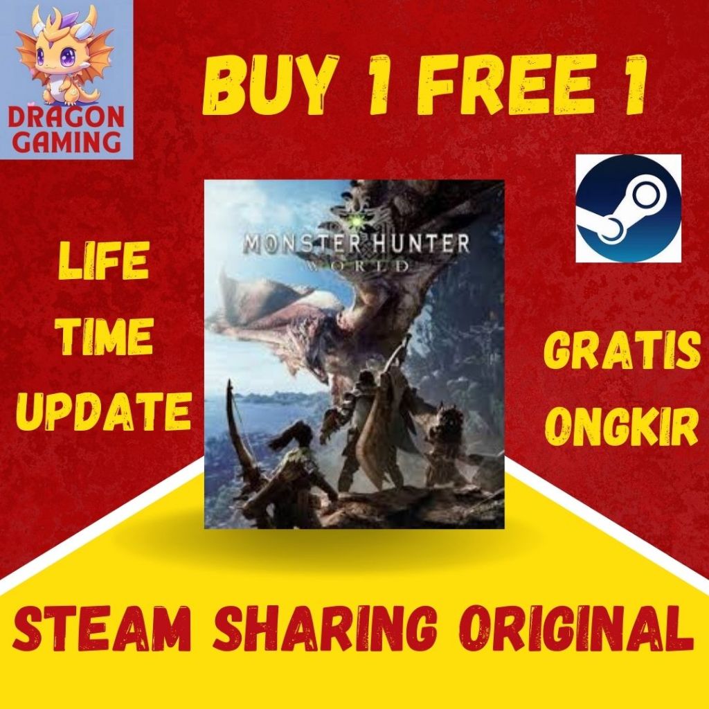 Jual Monster Hunter: World | GAME PC - STEAM SHARING ORIGINAL | Shopee Indonesia