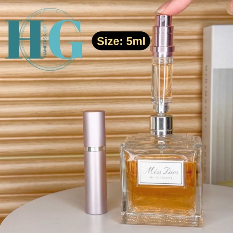 Jual Botol Parfum 5ml PREMIUM REFILL TRAVEL SIZE BOTTLE PERFUME / BOTOL ...