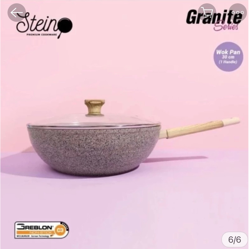 Jual Steincookware single handle wok with lid 30 cm | Shopee Indonesia
