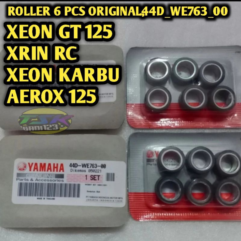 Jual ROLLER XEON GT 125, ORIGINAL XEON RC,XEON KARBU, AEROX 125,.KODE ...