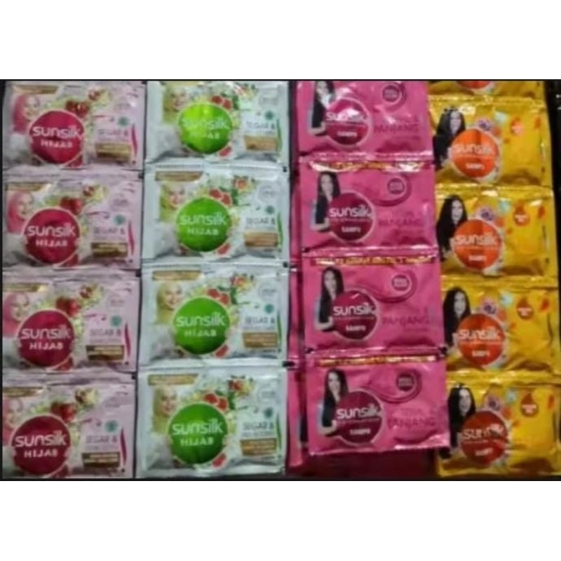 Jual Shampo Renteng sunslik all varian isi24pcs rijekan pabrik | Shopee ...