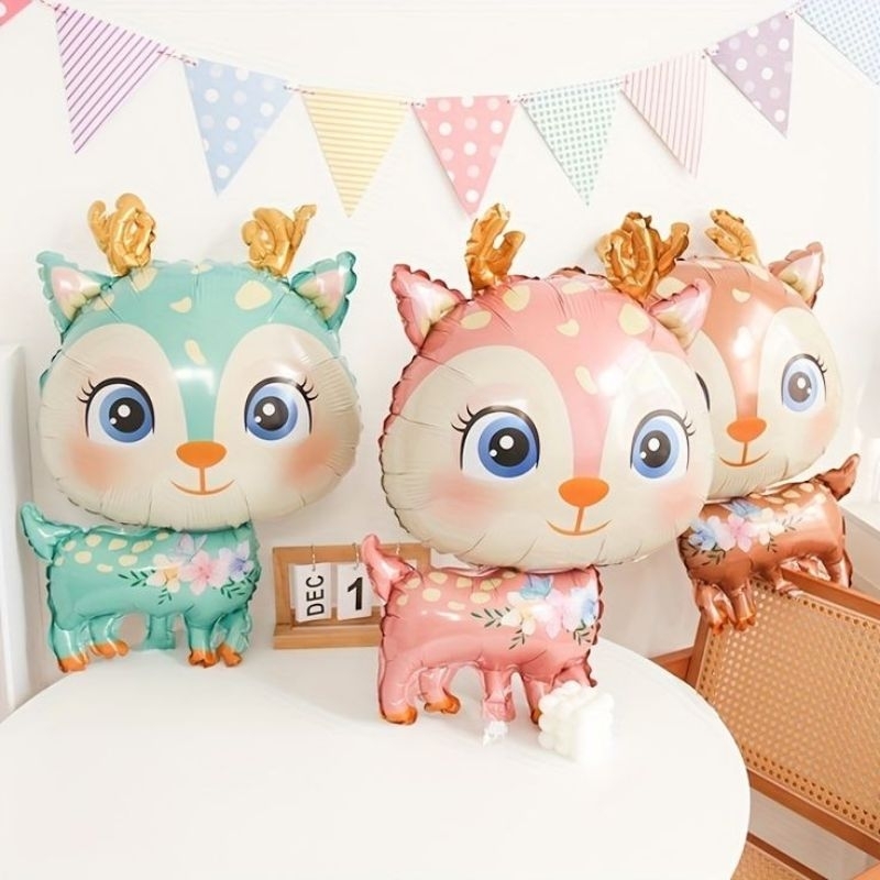Jual Balon Foil Animal Forest Rusa Rubah Corgi Cute Ukuran Medium ...