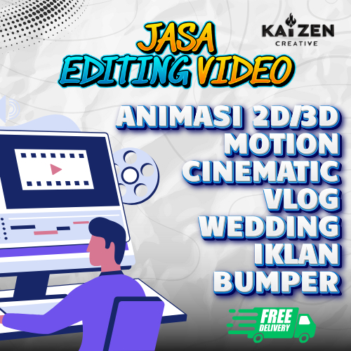 Jual JASA EDITING VIDEO PROFESSIONAL ANIMASI, MOTION GRAPHIC, CINEMATIC ...