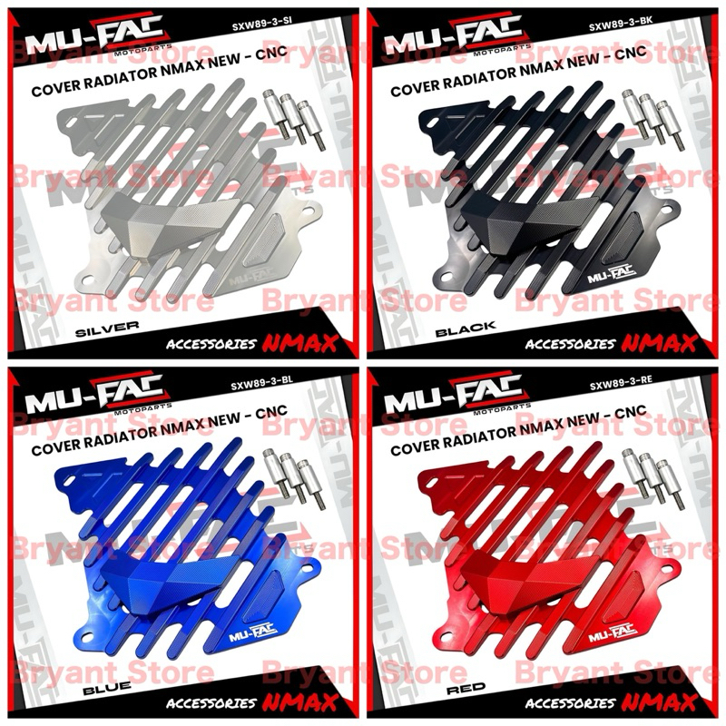 Jual MUFAC COVER PELINDUNG RADIATOR MATIC CNC NMAX OLD NMAX NEW AEROX ...