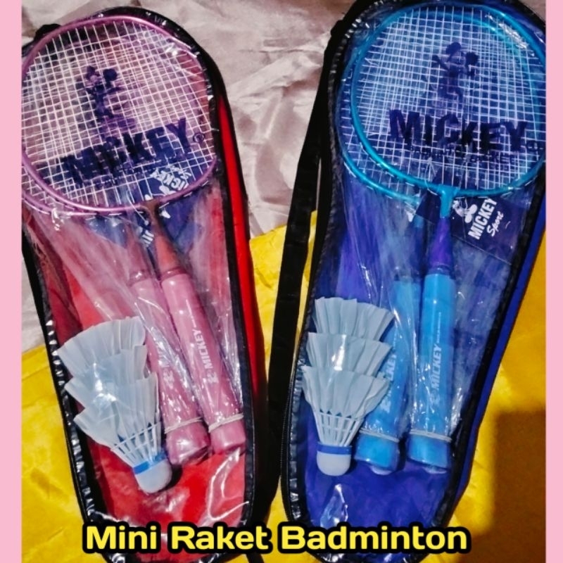 Jual Raket badminton anak pendek satu set | Shopee Indonesia