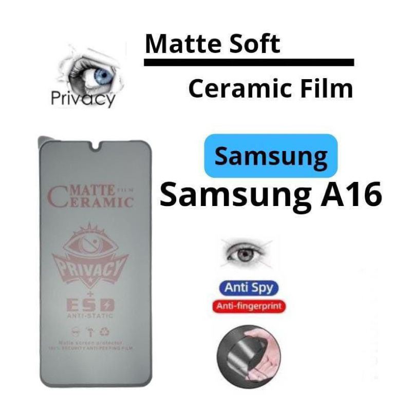 Jual Ceramic Matte Spy Samsung A16 5G A06 A15 A25 A35 A55 A14 A24 A34 A54 | Shopee Indonesia