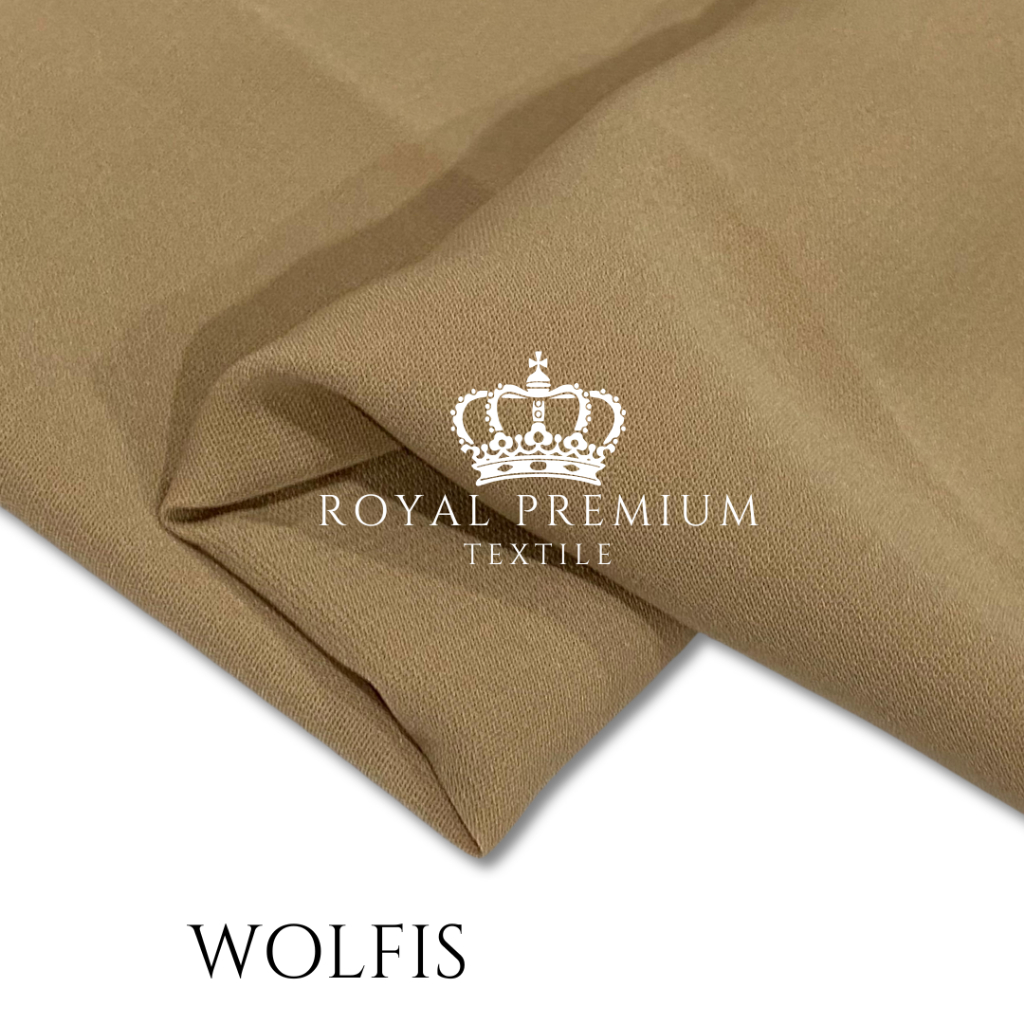 Jual Kain Wolfis 1 Roll 60 Yard Wollpeach - Bahan Hijab Gamis Premium ...