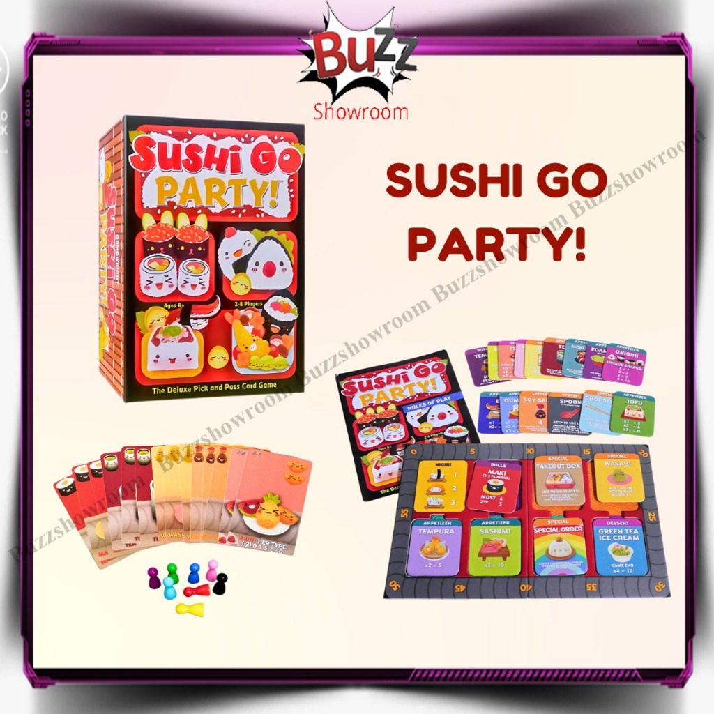 Jual Sushi Go Party Boardgame - Board Games Board Game | Shopee Indonesia