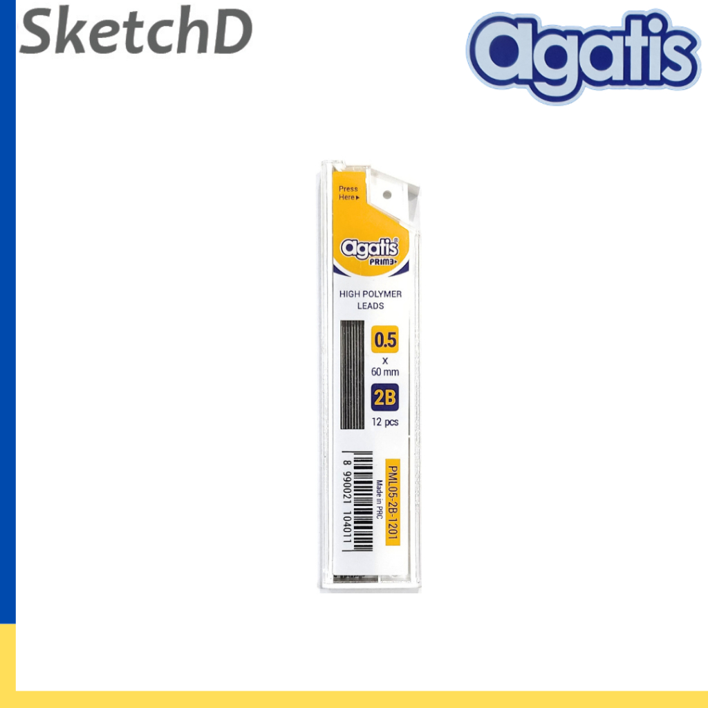 Jual Isi pensil mekanik 2B 0.5 mm Agatis Prime Mechanical Pencil lead ...