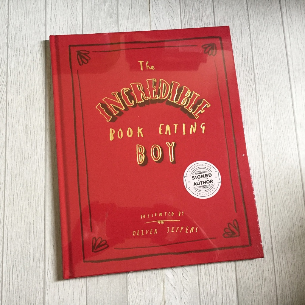 Jual The Incredible Book Eating Boy Signed Copy by Oliver Jeffers ...