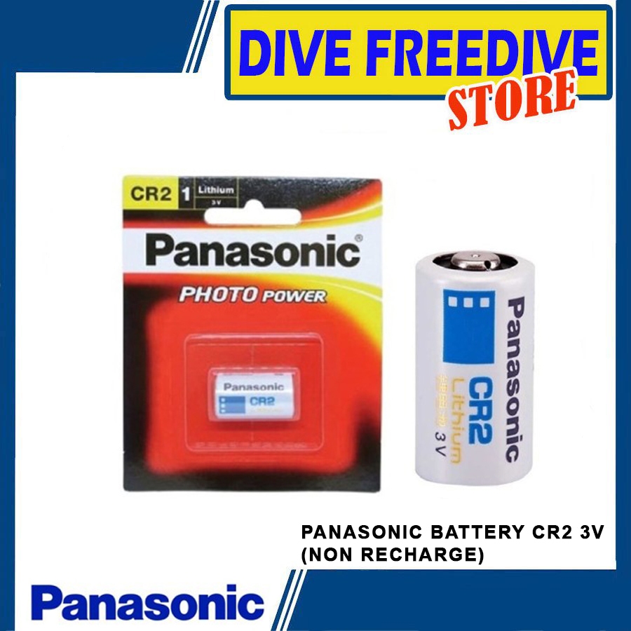 Jual Battery Panasonic CR2 3V Lithium Non Recharge Baterai Transmitter Dive Computer Camera ...