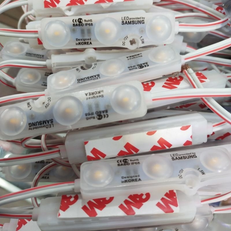 Jual [100pcs]LED Module 3 Mata Samsung Saso 5630 1,5W DC/12V IP68 ...