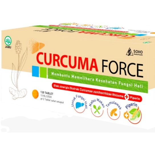 Jual Curcuma Force Tablet 1 strip isi 12 tablet | Shopee Indonesia
