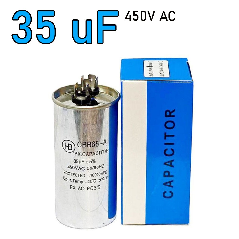 Jual CBB65 35uF Motor Capacitor 450V AC Start Capacitor untuk AC dan ...
