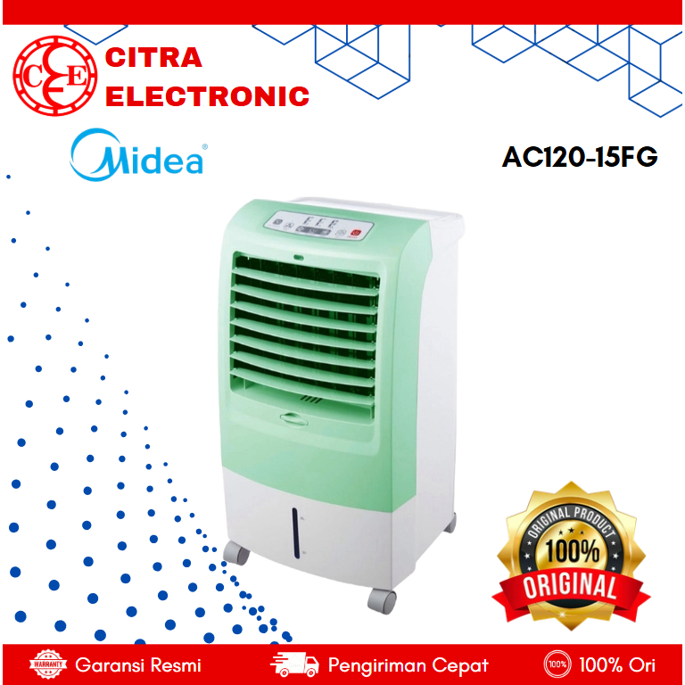 Jual MIDEA AIR COOLER AC120-15FG / AC 120 15 FG / AIR COOLER MIDEA 15 LITER | Shopee Indonesia