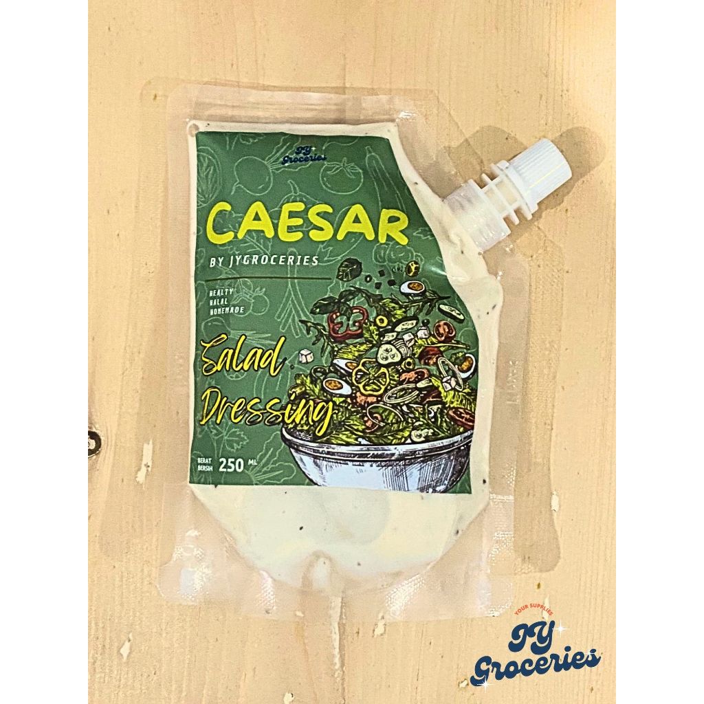 Jual Saos Saus Caesar Halal Sauce 250ml Salad Dressing JY Groceries ...