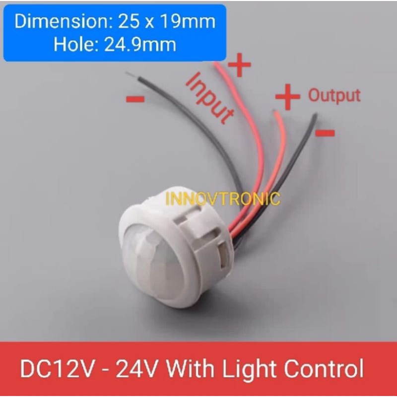 Jual DC12V - 24V 30W PIR Motion Sensor / Sensor Gerak Infra Merah ...