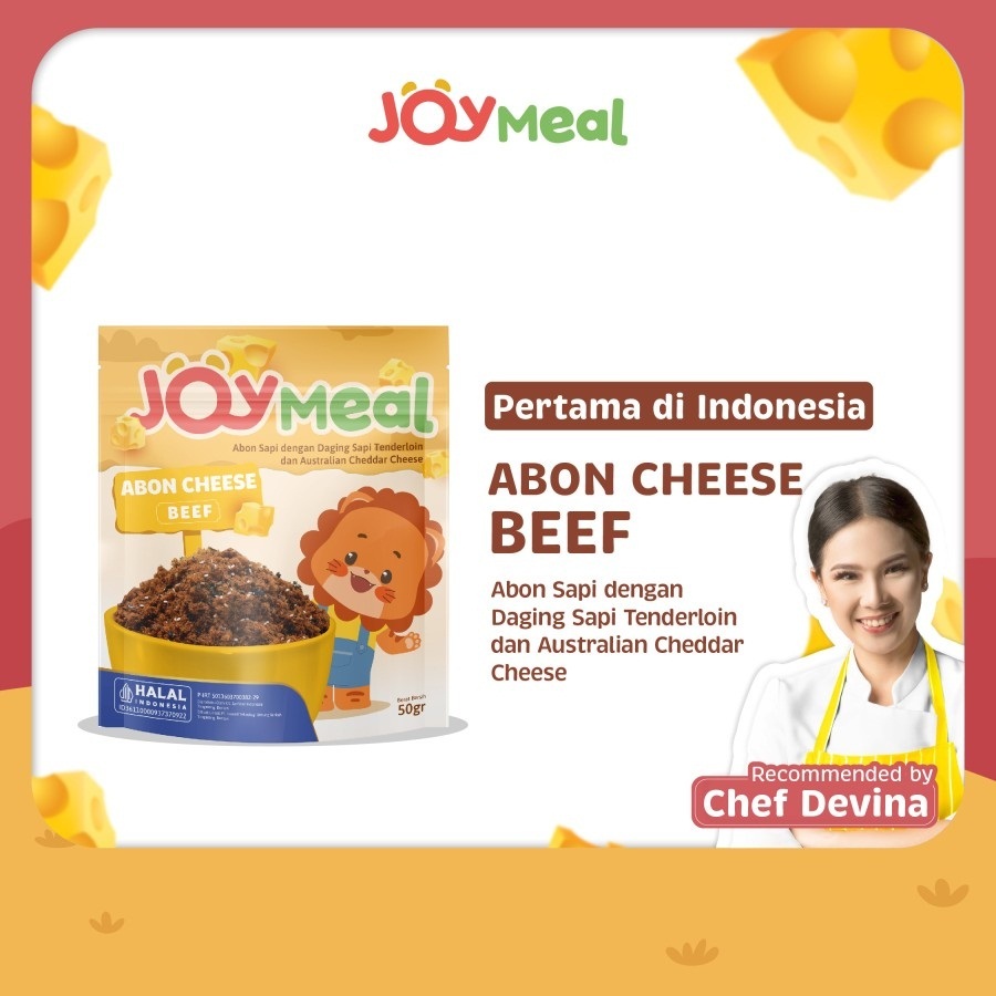 Jual JoyMeal ABON CHEESE BEEF 50gr | Perpaduan Abon Sapi Tenderloin dan ...