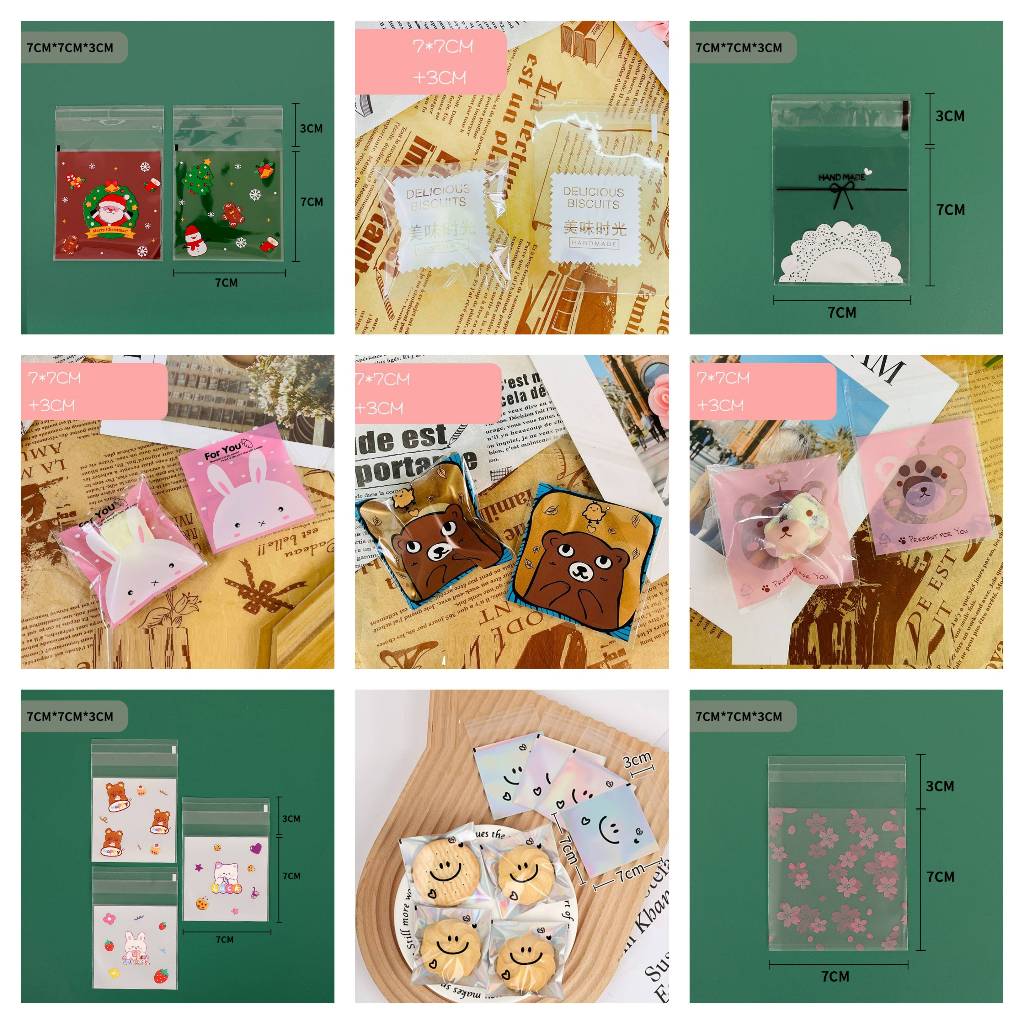 Jual Plastik Opp Lem Nastar Taiwan Cookies Kue Roti Tawar Packing ...