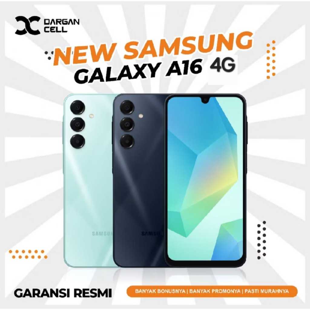 Jual SAMSUNG GALAXY A16 4G 8/128GB 8/256GB | 6.7" SUPER AMOLED 90Hz ...