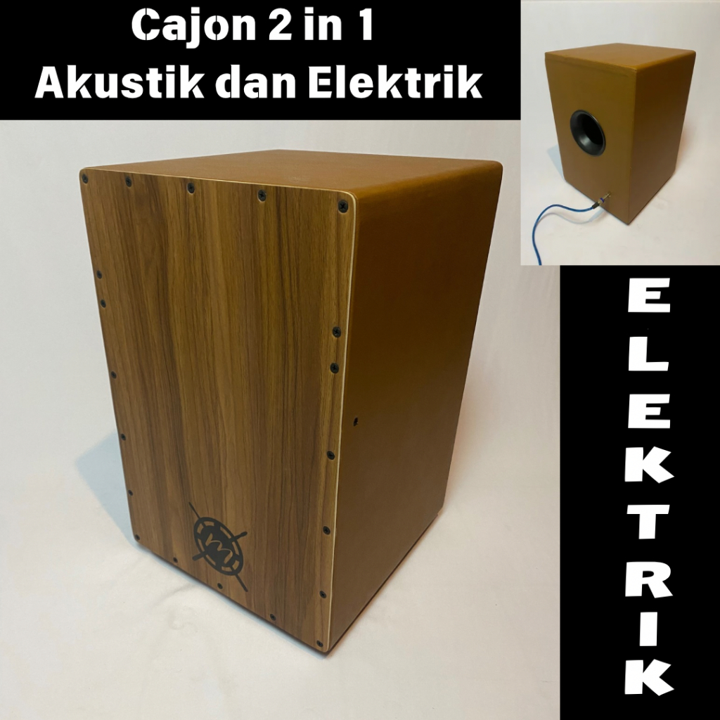 Jual Cajon duduk elektrik original kajon akustik murah kahon drum box ...