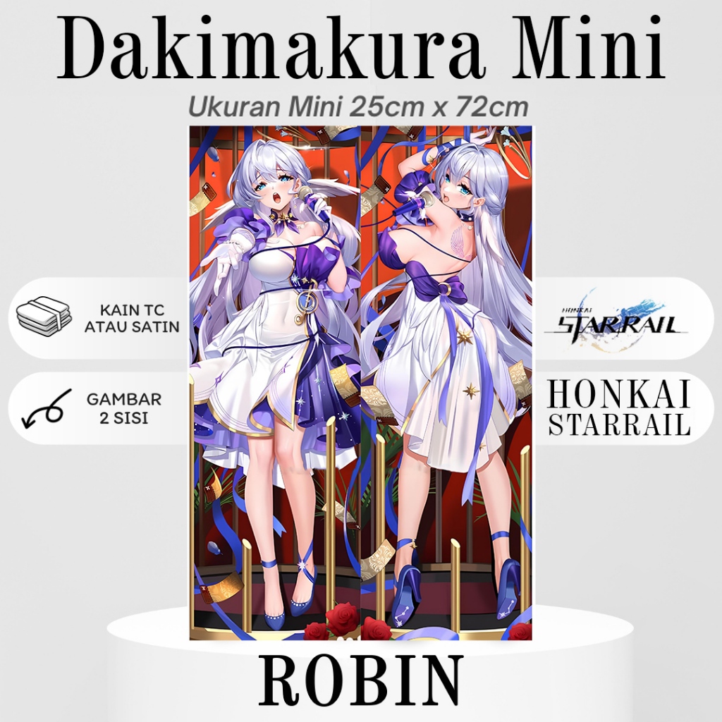 Jual DAKIMAKURA MINI ROBIN Honkai Starrail Bantal Anime Waifu Mini ...
