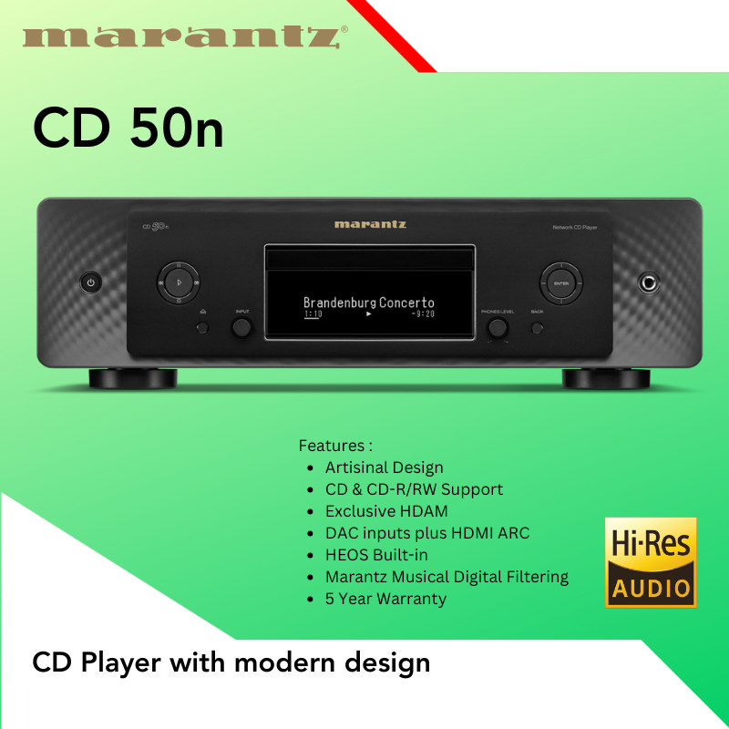 Jual CD Player Marantz CD50n CD 50n CD-50n CD Player with Network Audio Player and HDMI Arc ...