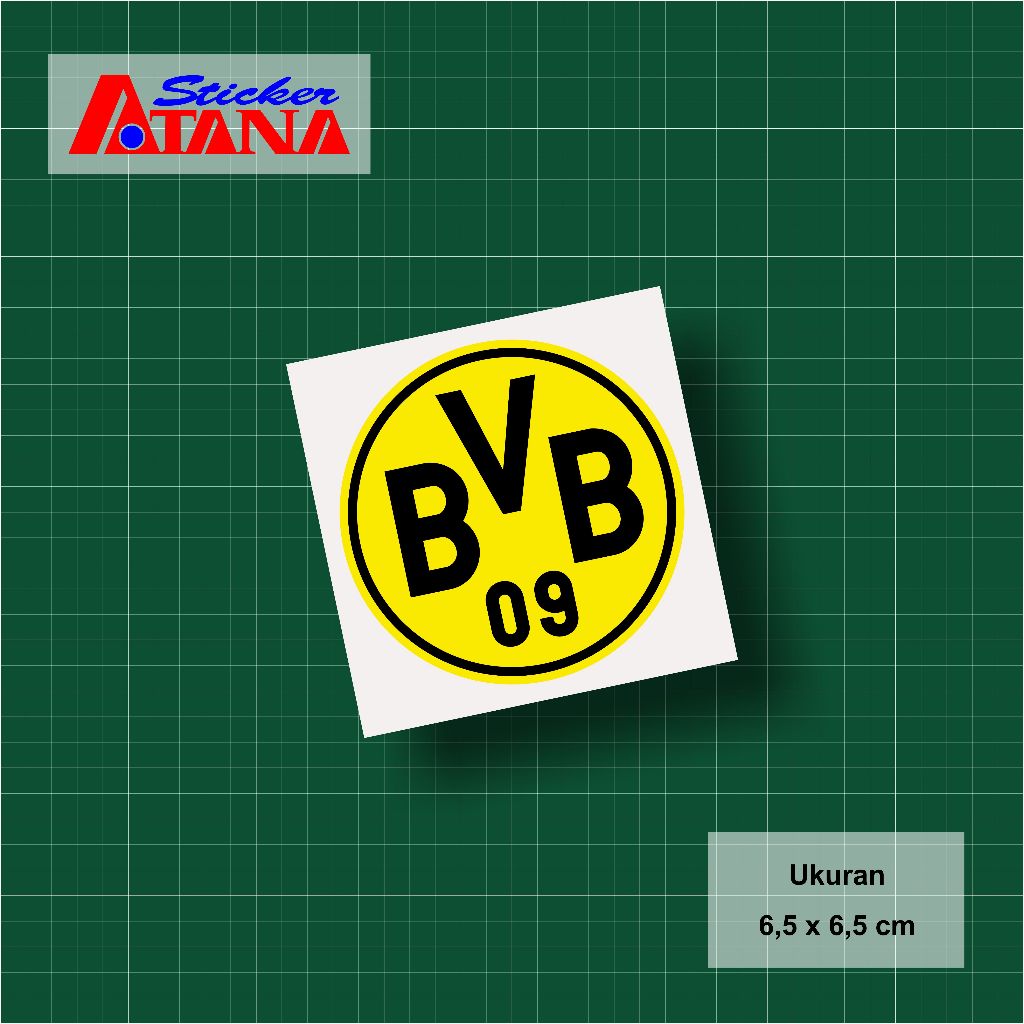 Jual Stiker Borussia Dortmund Cutting Sticker Emblem Logo Bola BVB ...