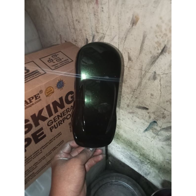 Jual Cat Hitam Lembayung Hijau/Cat Hitam Metalik Ijo PU | Shopee Indonesia