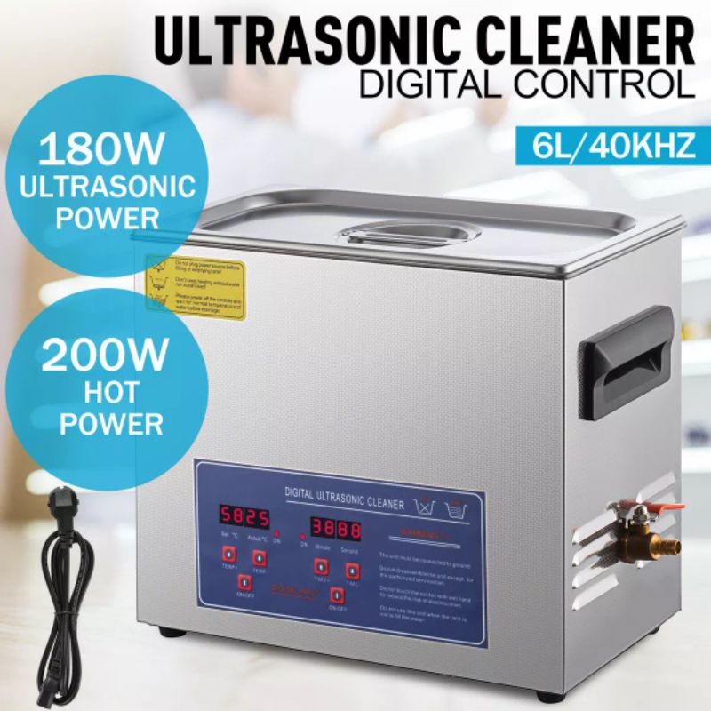 Jual Ultrasonic Cleaner Mesin Pembersih Perhiasan 6 Liter 180W - KZ-D6 ...