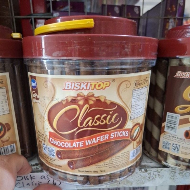 Jual Biskitop wafer roll 500gram classic | Shopee Indonesia