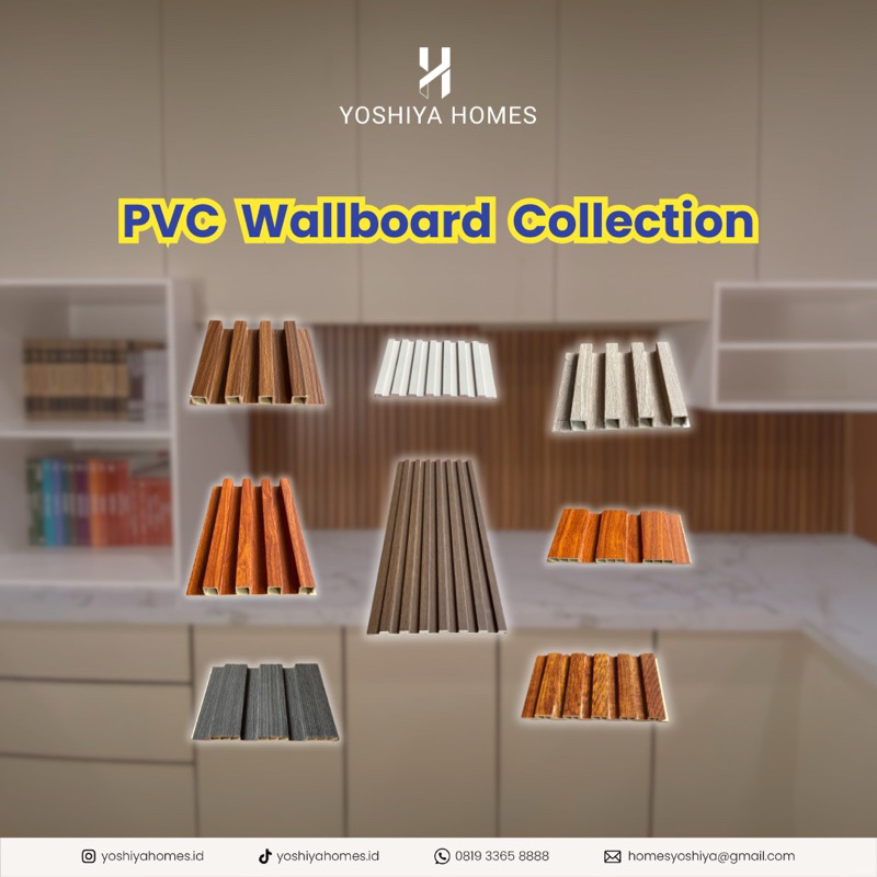 Jual PVC Wallboard Fluted / Wall Panel / PVC Dinding / Dekorasi Dinding ...