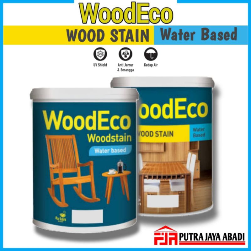 Jual Plitur kayu WoodEco woodstain water based 1 kg | Shopee Indonesia