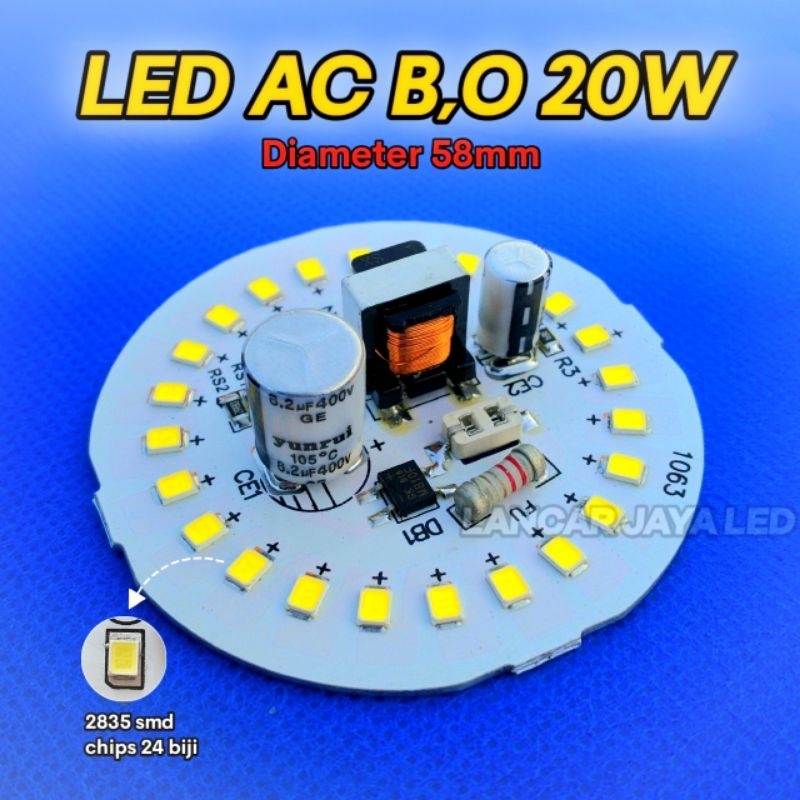 Jual PCB LED AC (BO) 20W ~Lancar Jaya Led~ | Shopee Indonesia