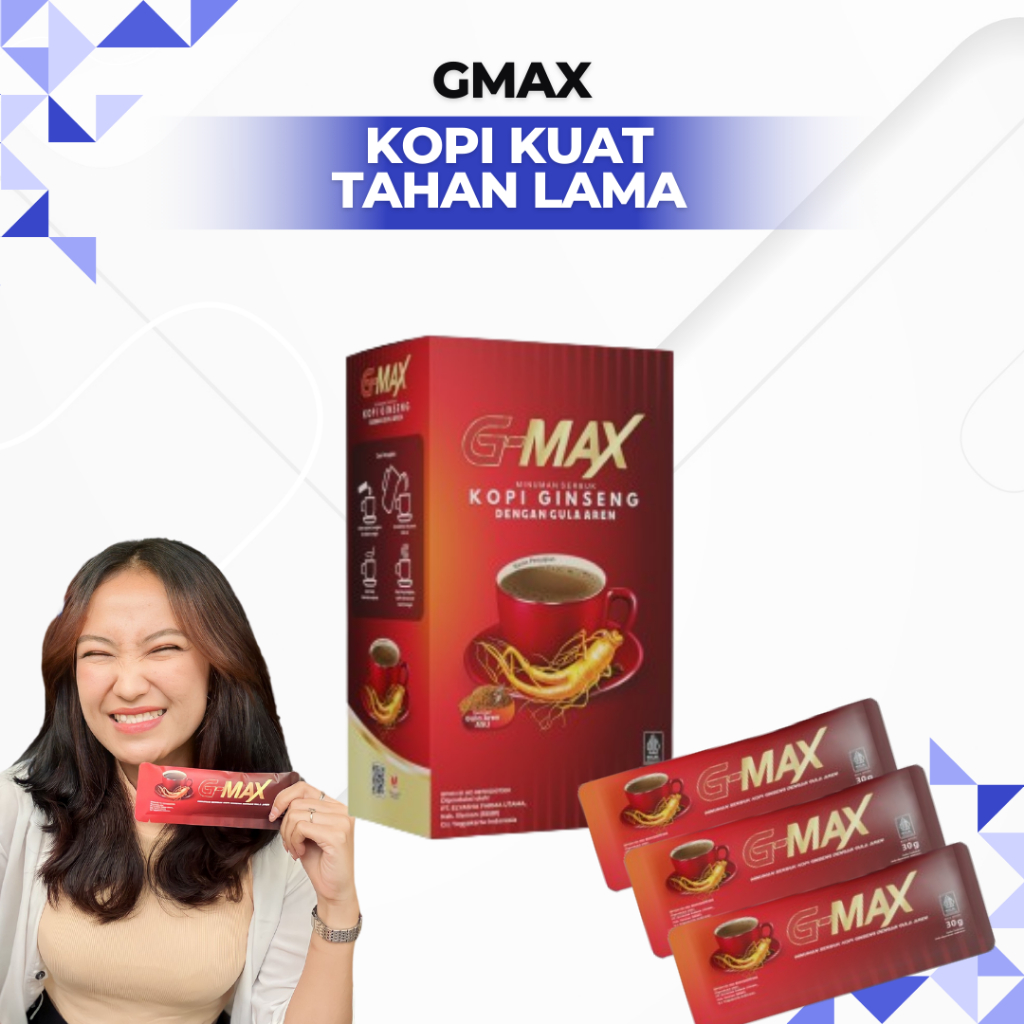 Jual G-MAX Minuman Kopi Stamina Pria Dewasa Extra Gingseng Original Tahan Lama Awet Bersama ...