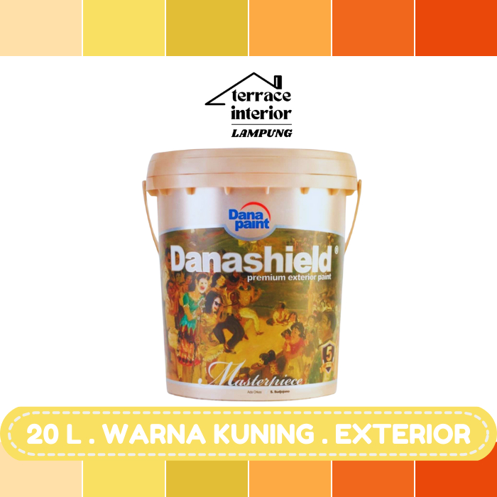 Jual Cat Tembok Exterior Danapaint Danashield Warna Kuning 20 L ...