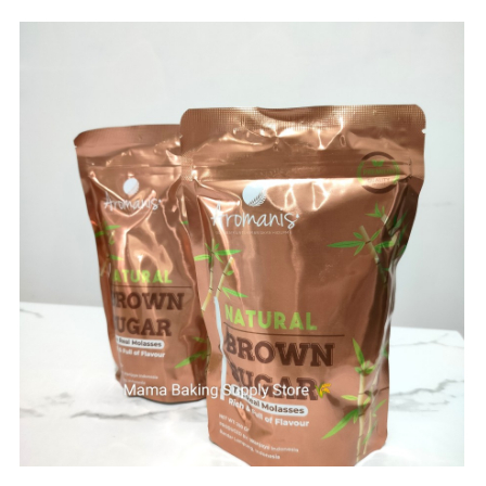 Jual AROMANIS Natural Brown Sugar Gula Merah Real Molasses Rich 250 gr ...