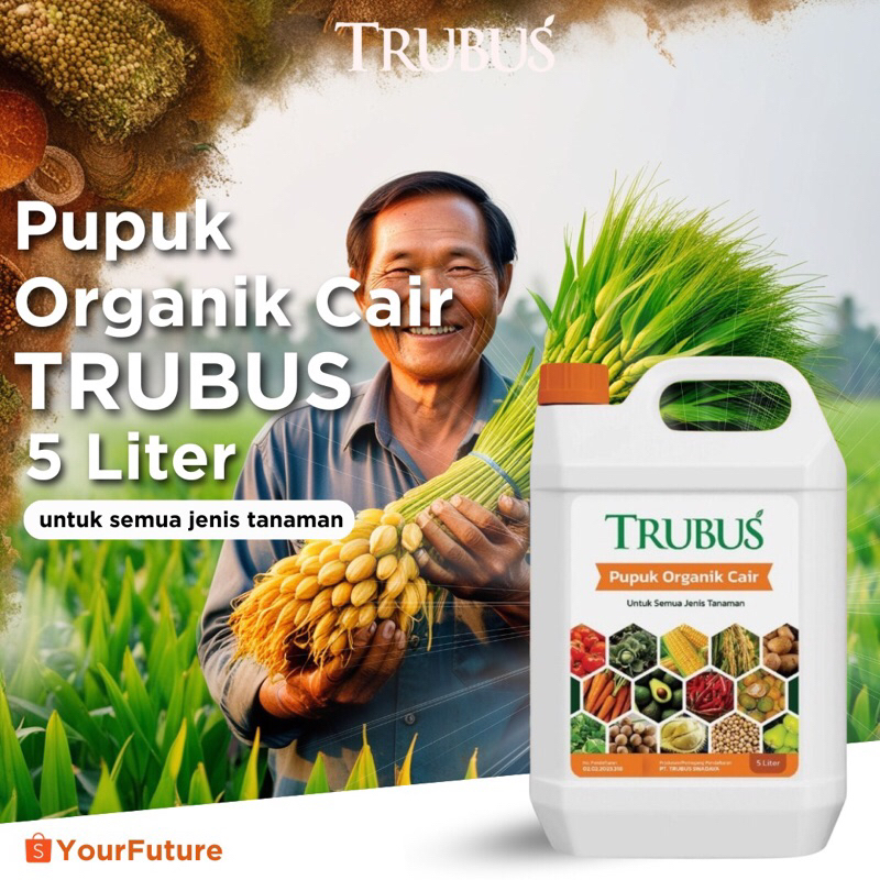 Jual PUPUK TRUBUS - Pupuk Organik Cair Tanaman 5 Liter POC Buah dan ...